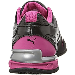 PUMA Women's Tazon 6 WN's fm Cross-Trainer Shoe, Black Silver/Beetroot Purple, 8 M US