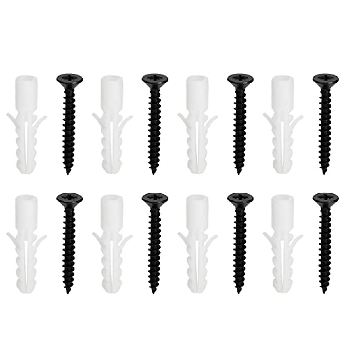 Okuna Outpost 4 Pack Heavy Duty Metal Closet Rod Support Bracket Holder for Storage, Shelving, Clothes, Wall Mounted Hanger with Screws for Easy Assembly (Black, 12.5 x 1 x 9.5 in)