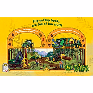John Deere Kids Machines at Work: Explore Tractors, Vehicles, & Tools Around the Farm - Children's Lift-A-Flap Board Book (John Deere Kids; Flip-a-Flap Children's Interactive Take-Along Board Books)