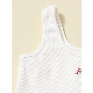 SOLY HUX Girl's 2 Piece Outfits Letter Crop Top and Pant Sets Cute Clothes Fashion Multicoloured 10Y