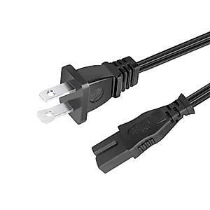 Figure D 8.2ft 2 Prong Power Cord for Bose 321 Cinemate I II III 1 2 3 GS GSX,CineMate 15 Home Theater Speaker System AC Power Cord Cable Replacement