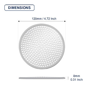 WINDALY 3 Pack of Shower Drain Hair Catcher/Cover/Strainer, Stall Drain Protector/Cover, Stainless Steel (3 Pack)