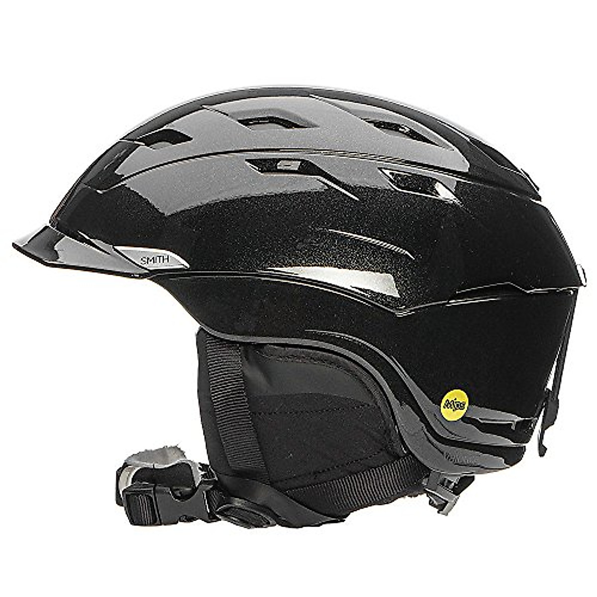 SMITH Optics Valence-MIPS Women's Ski Snowmobile Helmet (Pearl Black, Small)