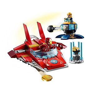 LEGO Marvel Avengers Iron Man vs. Thanos 76170 Cool, Collectible Superhero Building Toy for Kids Featuring Marvel Avengers Iron Man and Thanos Minifigures, New 2021 (103 Pieces)