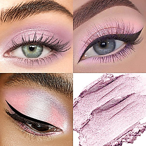 Ardorlove 3 Pcs Glitter Eyeshadow Stick with Soft Brush, Soft silky Eye Shadow Pencil with Smudge Proof Eyeshadow Primer Base, Shimmer Eye Makeup Cosmetics, Cream Eyeshadow Stick (Earth Rose)