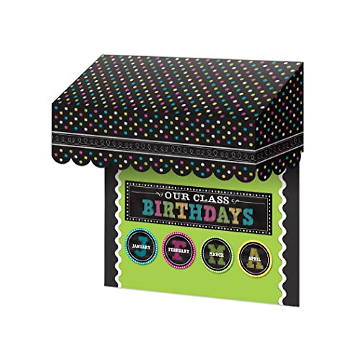 Teacher Created Resources Chalkboard Brights Awning (77184)