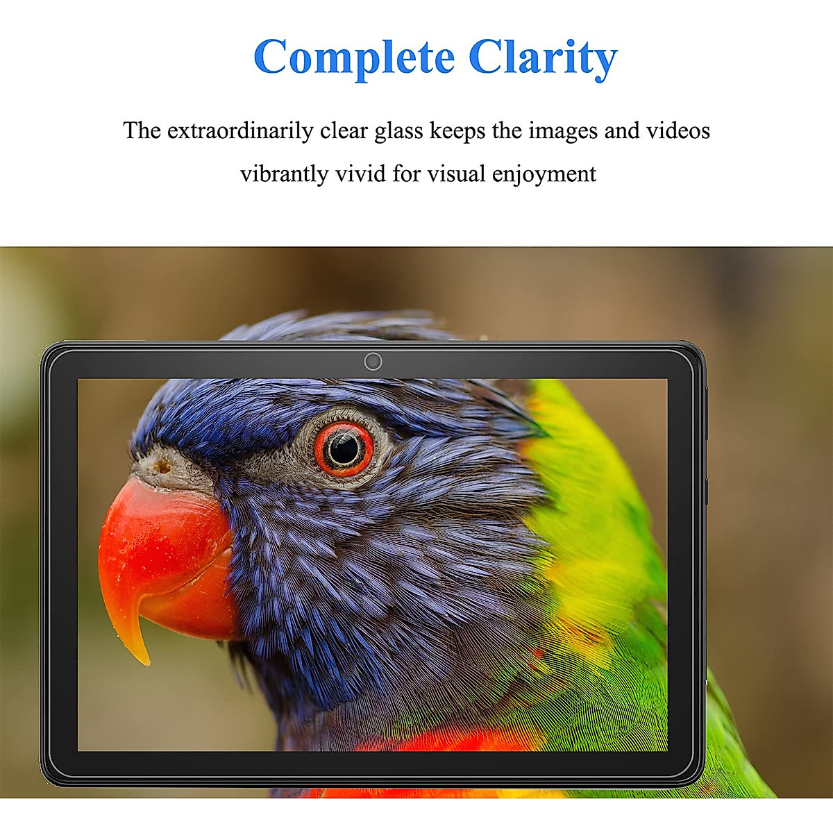 KXOYJAD Screen Protector for Fire HD 10 Tablet (2023/2021,13th/11th Generation) and Fire HD 10 Kids Pro, Tempered Glass Film(2 Pack)