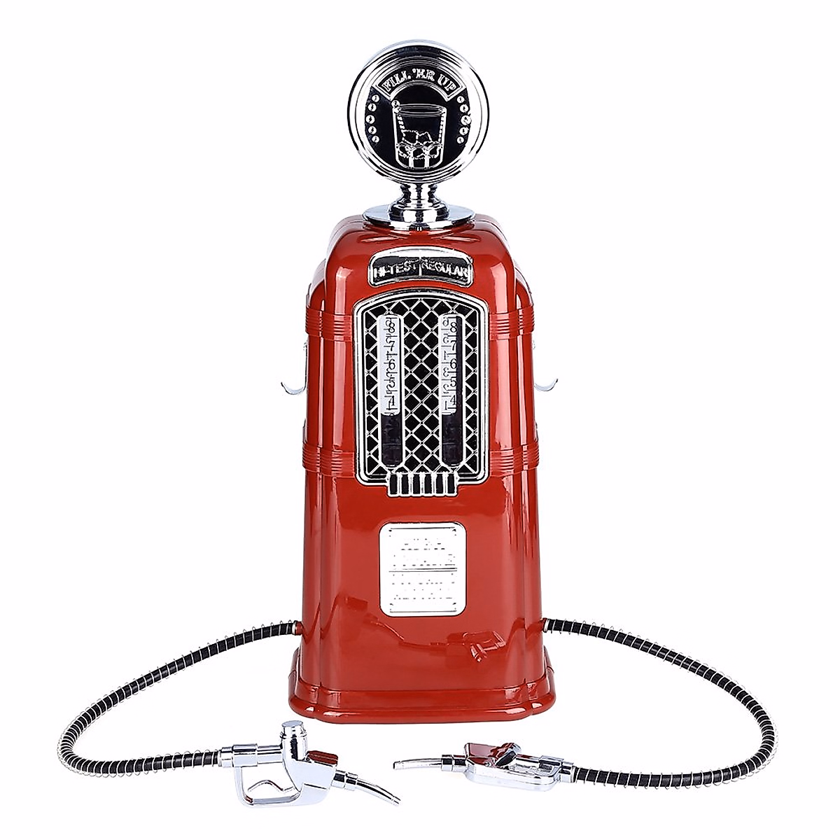 VBESTLIFE, Juice/Beer/Oil/Cocktails/Punches Pourer / 1000 CC Double Switch Drinks Beverage Pump Liquor Drinks Dispenser for Bars/Hotels/Tea Houses/KTV/Safety and Health(RED)