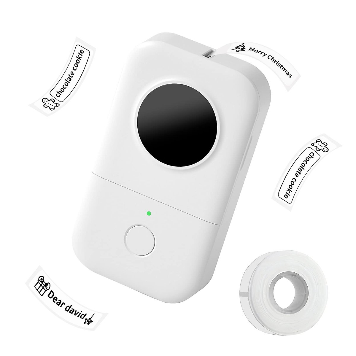 Phomemo Label Maker- D30 Mini Label Makers Machine with Tape, Bluetooth Portable Label Printer, Small Label Maker for Kitchen, School, Small Business, Easy to Use