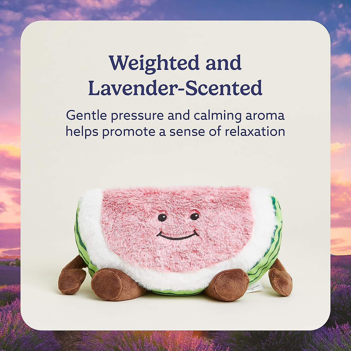 warmies Microwavable & Stuffed Animals, Watermelon - Heated Stuffed Animal Plushie for Warmth & Comfort - Cute Soft Plush Toys for Adults & Children (Boys, Girls, Babies & Toddlers)