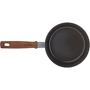 GreenPan Mayflower Pro Hard Anodized Healthy Ceramic Nonstick, 2QT Saucepan Pot with Lid, Vintage Wood Handle, PFAS-Free, Induction, Charcoal Gray
