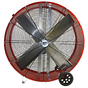 MaxxAir RED BF36DD High Velocity Direct Drive Drum Fan, 36 Inch