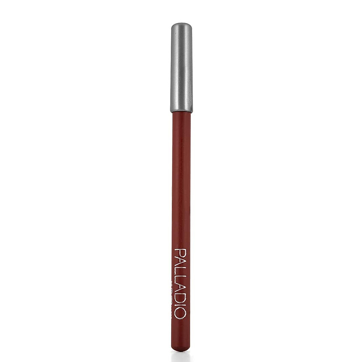 Palladio Lip Liner Pencil, Wooden, Firm yet Smooth, Contour and Line with Ease, Perfectly Outlined Lips, Comfortable, Hydrating, Moisturizing, Rich Pigmented Color, Long Lasting, Nutmeg