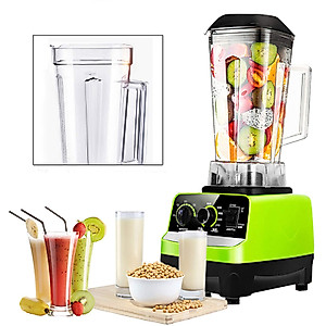 1300W Electric Blender 2L/68 Oz Professional Countertop Blender Portable Adjustable Speed Food Mixer Juicer for Smoothies, Frozen Drinks & Ice Cream, Stainless Steel Blades