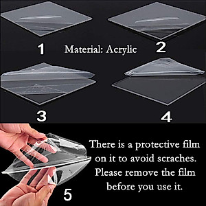 farawamu Wine Glass Holder, Home Kitchen Wall Mount 3 Slot Acrylic Wine Glass Hanging Rack Cup Holder Shelf, Kitchen Supplies Transparent