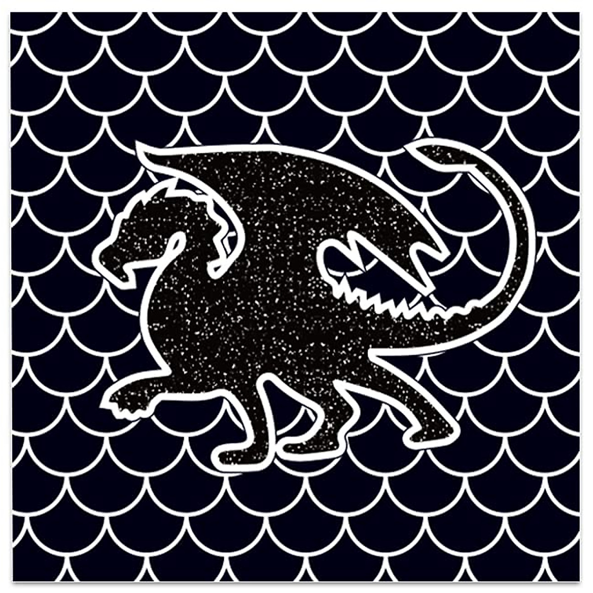 116 Pcs Black Dragon Birthday Party Supplies Tableware Set Paper Plates Dessert Plate Napkins Cups Forks Kit for Dragon Theme Party Supplies Dragon Fantasy Party Supplie,16 Guest