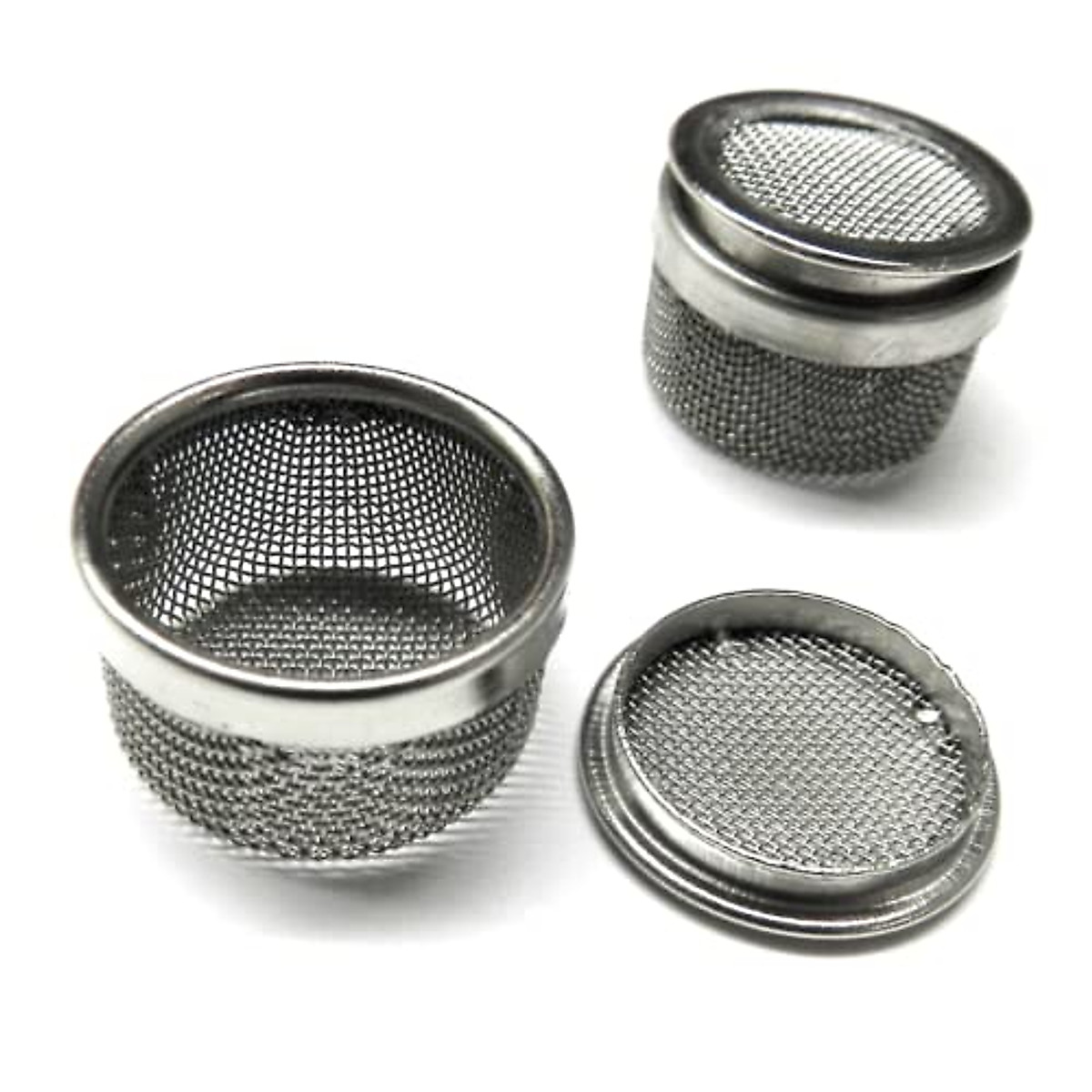 JTS Pack of 2 Mini Basket Ultrasonic Cleaner Small Parts Mesh Holder Cleaning and Holding