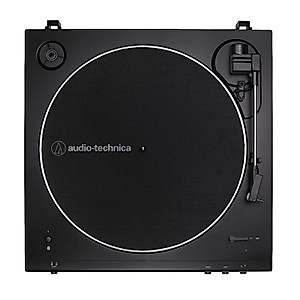 Audio-Technica AT-LP60XBT-RD Fully Automatic Belt-Drive Stereo Turntable, Red/Black, Bluetooth, Hi-Fi, 2 Speed