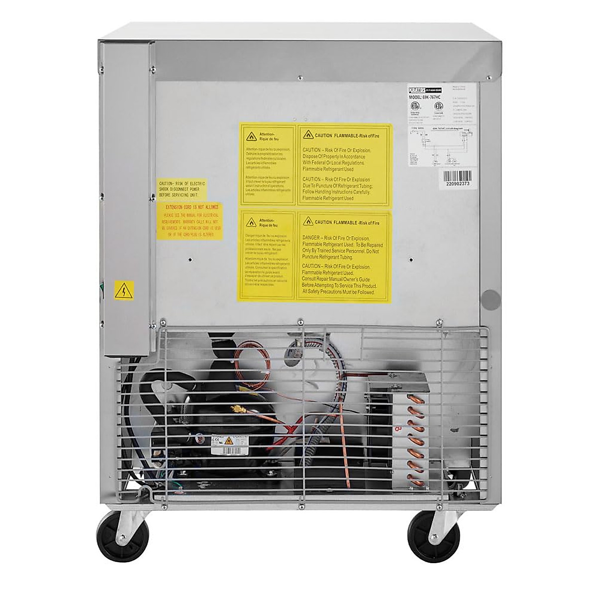 Kratos Refrigeration 69K-767 Commercial 29" W Undercounter Refrigerator, 1 Door