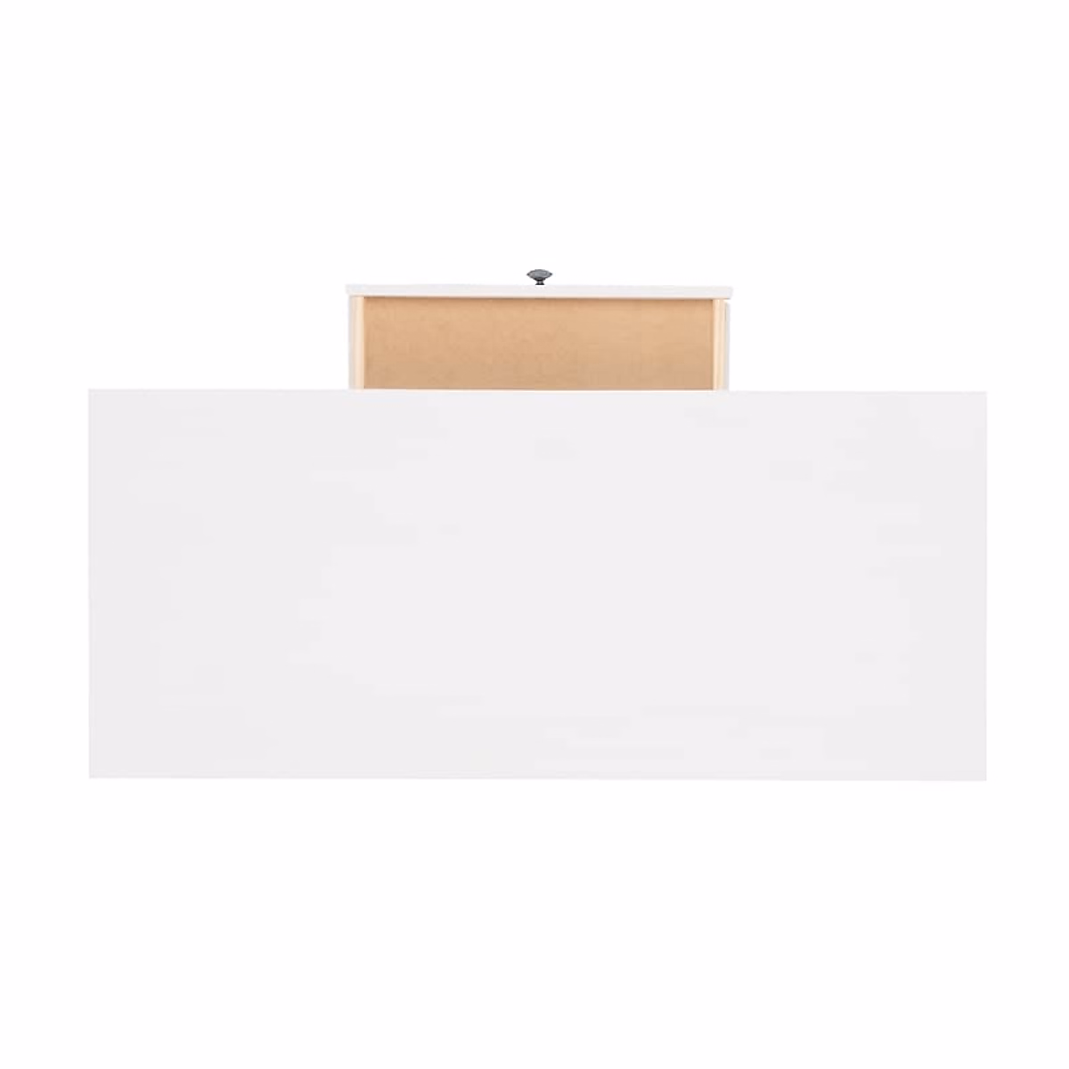 Linon Dalton Wood Laptop Desk in Antique White