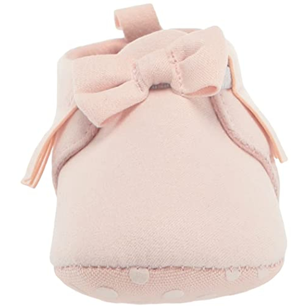 Gerber Baby Moccasins Crib Shoes Newborn Infant Neutral Boys Girls, Pink Fringe, 3 6 Months Unisex