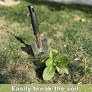 Zog Polished Stainless Steel Garden Trowel - Bend-Proof,Hand Shovel Garden Tool,Best for Digging & Planting, for Use in Any Vegetable or Flower (XXL)