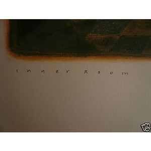 CAROL ANTHONY "INNER ROOM" HAND LITHOGRAPH/ SIGNED