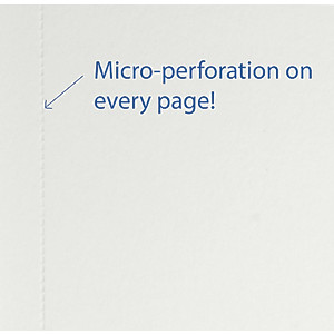 Premium Black Sketchbook - Large (8-1/2 inch x 11 inch, Micro-Perforated Pages)