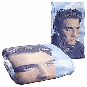 Elvis Presley Big Portrait Silky Touch Super Soft Throw Blanket 36" x 58"