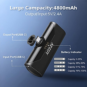 APZDY Battery Pack for Oculus Quest 2 4800mAh Rechargeable VR Battery Power Bank for Quest 2 Battery Accessories for Meta Quest 2 Extends 2+ Hours Playtime Compatible with Oculus/Meta Quest 2