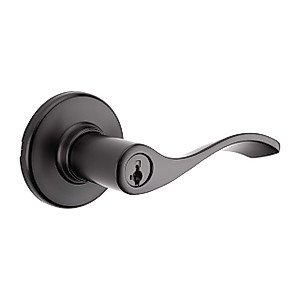 Belmont Entrance Leverset - Matte Black + Smart Key Technology