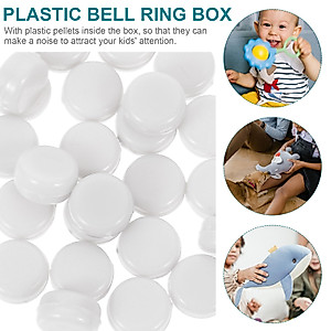 Figetsss Toys 200 pcs DIY Doll Built-in Pet Ring Makers Squeaker for Creative Re Toy Fix Insert Cm Flat Toys Bell Rattle Accessories Plastic Plush Maker Noise Pets Toys