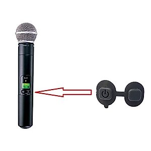Bolymic SLX Handheld Microphone Power Switch Mode/Set Button for Shure ufh Wireless System SLX SLX2 SLX24 2 Pack