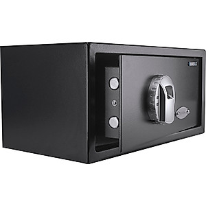 Barska AX11224 Biometric Fingerprint Security Home Safe Box 0.79 Cubic Ft, Black