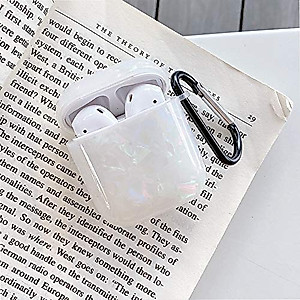 J.west 2019 Newest AirPods Case, Macaron Color Cute Sparkle Glitter Pretty Design Bling AirPods Soft TPU Protective Case Accessories Kit Compatiable with Apple AirPods 1st/2nd Charging Case Colorful