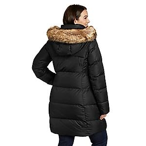 Eddie Bauer Women's Lodge Cascadian Down Parka, Black, Small
