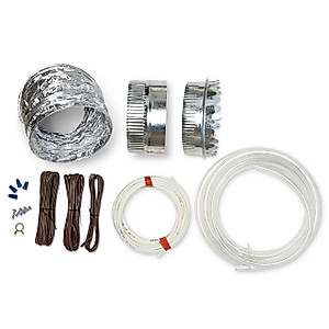 AprilAire 5844 Humidifier Installation Kit for AprilAire Whole Home Humidifiers with Automatic Control, Compatible with AprilAire Humidifier Models: 400, 500, 600 Black