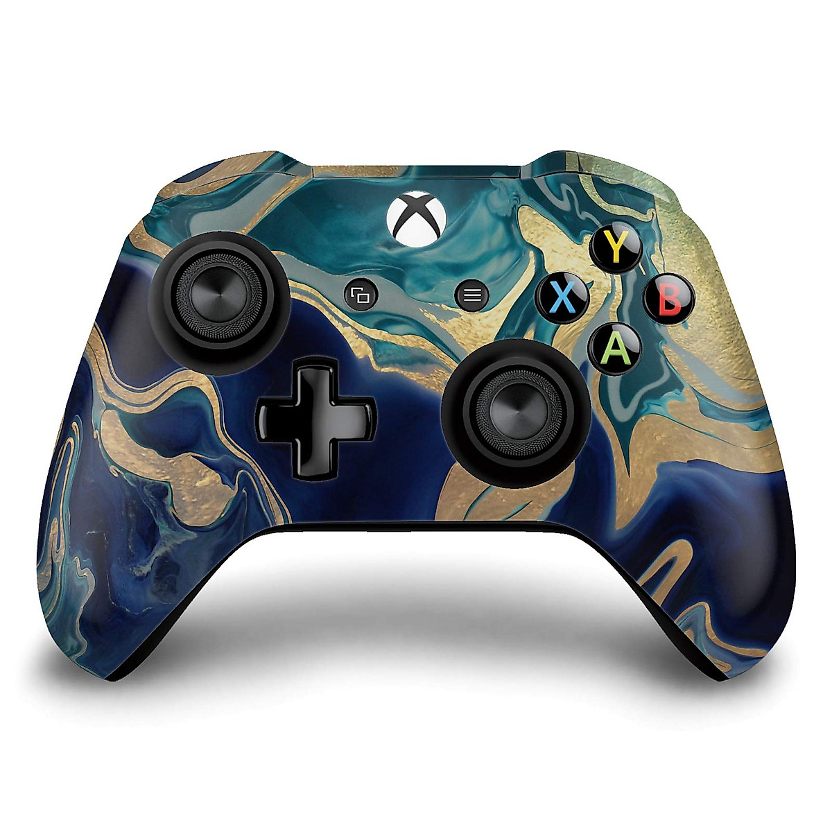 Head Case Designs Officially Licensed Monika Strigel Indigo Art Mix Matte Vinyl Sticker Gaming Skin Case Cover Compatible With Xbox One S Console and Controller Bundle