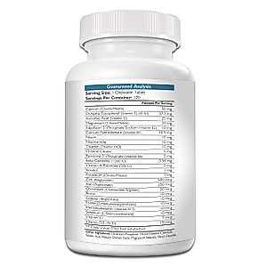 Nutrition Strength Multivitamins for Dogs, Daily Vitamin and Mineral Support, Nutritional Dog Supplements for All Canine Breeds and Sizes, Promotes Immune Health in Pets, 120 Chewable Tablets