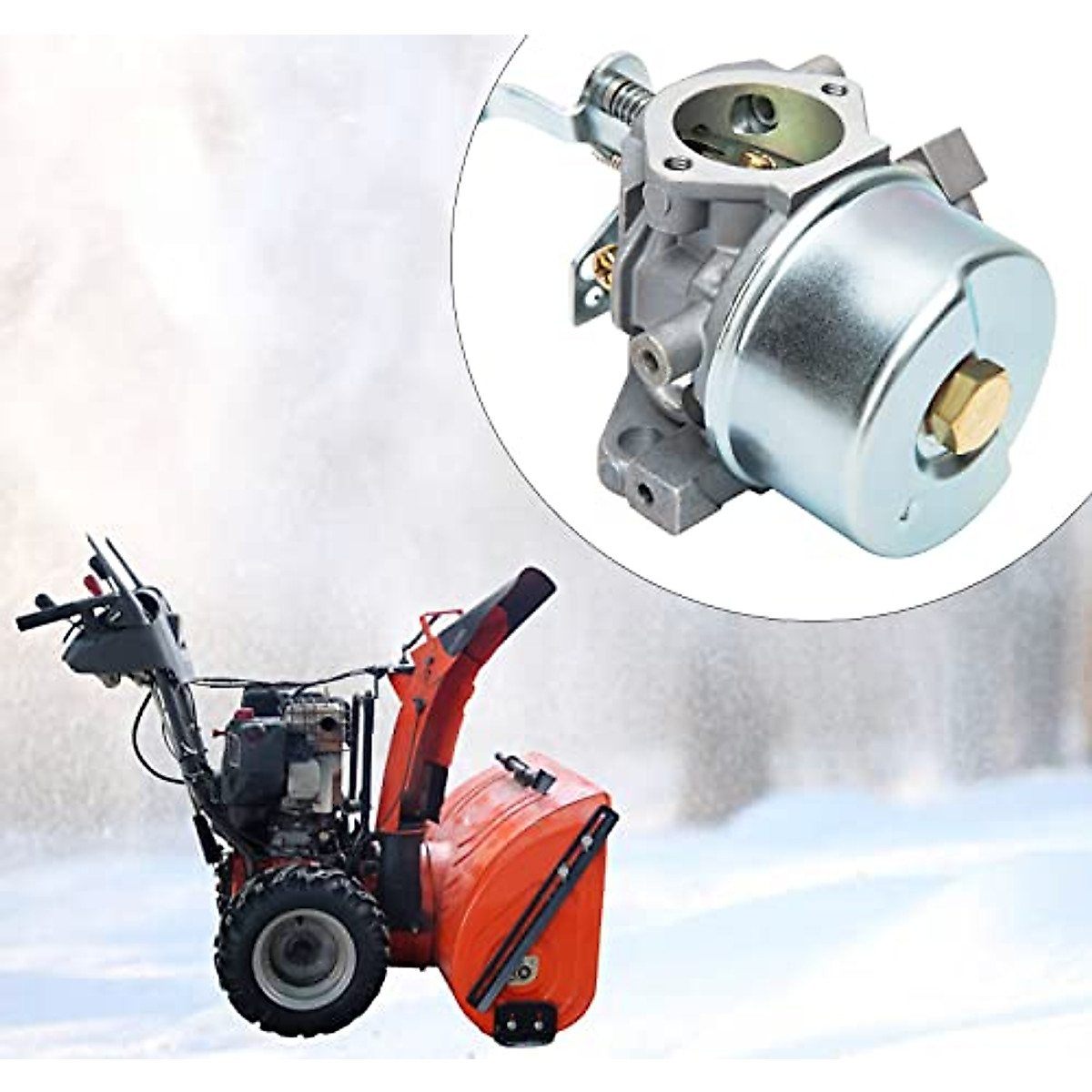 NOTETOUPT 640152 Carburetor for Tecumseh HM80 HM90 HM100 8HP 10HP Engine Snow Blower Mower 5000w Generator 640152 640152A 640023 640260 640260A 640260B 640051 640140-10 HP Carburetor