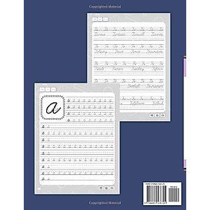 How to write in cursive for teens: Cursive handwriting workbook for teens beginners, 8.5 x 11 inches.
