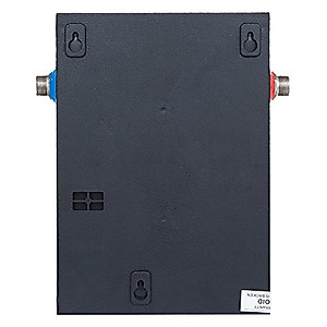 iHeat Tankless S-16 240V 66A 16KW Stainless Steel Enclosure 7.2" by 11" by 3" 1/2"CPT 36' AWG#8 Electric Water Heater, 7.5 lb