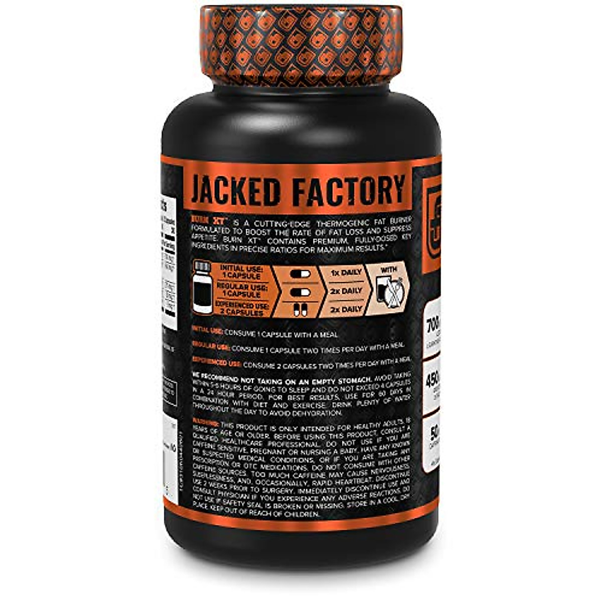 Burn-XT for Men & Women - Improve Focus & Increase Energy - Premium Acetyl L-Carnitine, Green Tea Extract, Capsimax Cayenne Pepper, & More - 30 Natural Veggie Pills