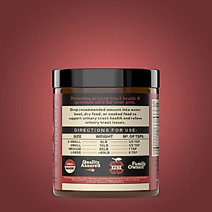 Complete Natural Products Organic D-Mannose & Cranberry Powder for Pets - 4oz - Pure D-Mannose & Cranberry