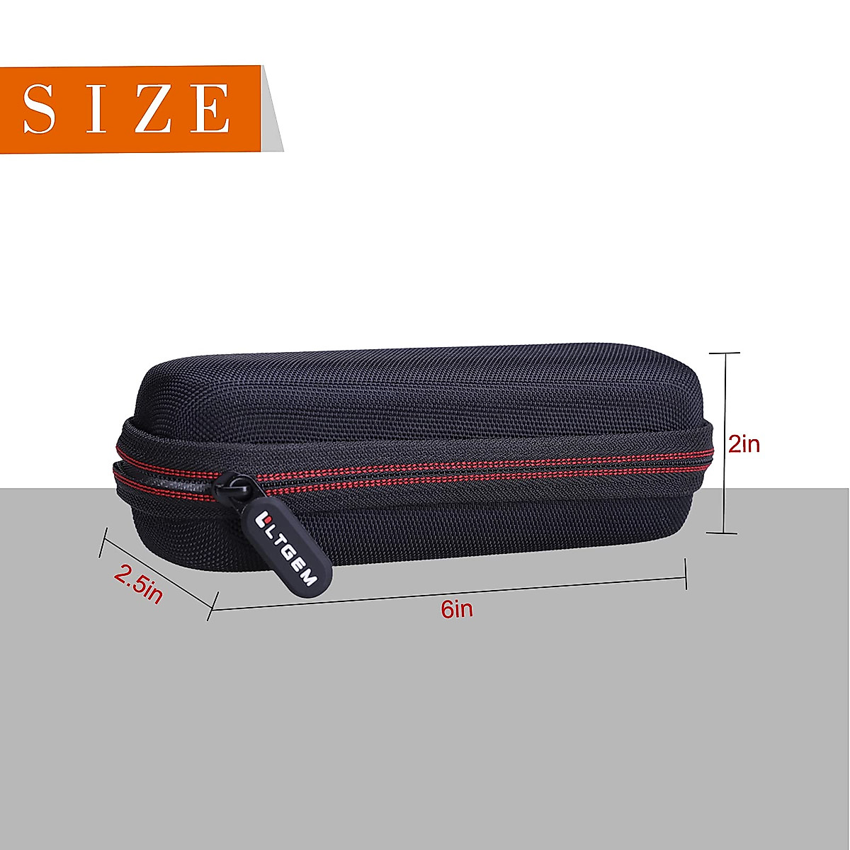L LTGEM EVA Hard Carrying Case for Gillette Mach3 Men's Razor - Storage Protective Bag (Case Only!)