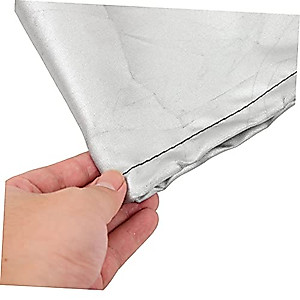 Happyyami Snow Plow Cover Wear-Resist Blower Cover Lawn Mower Cover Electric Snow Thrower Cover Snow Shovel Cover Riding Mower Cover Fabric Snow Blower Cover Gazebo Shade Oxford Cloth