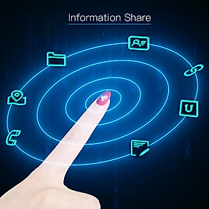 ZYZM N3 Smart Nail Art Chip Electronic Tactile NFC Sensor Internet of Things Nail Chip Wireless Sensor Virtual Call Compatible with Android, iOS Platform Smart Phone Sports Bracelet Watch