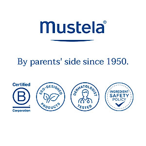 Mustela Stelatopia Eczema-Prone Skin Cleansing Gel - Baby Face & Body Wash with Natural Avocado & Sunflower Oil - Fragrance-Free & Tear Free - 16.9 fl. oz.