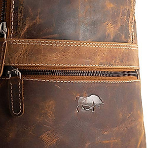 Arrigo Unisex's Backpack, Brown (Cognac), Medium