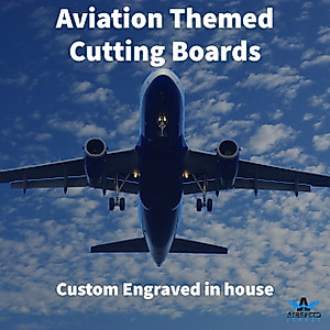 Flight Attendant Cutting Board, Vintage Stewardess, Bamboo